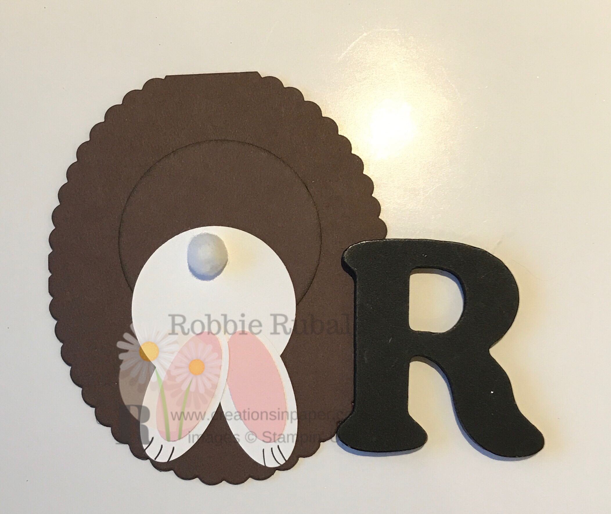 Punch Art Bunny - Creations in Paper