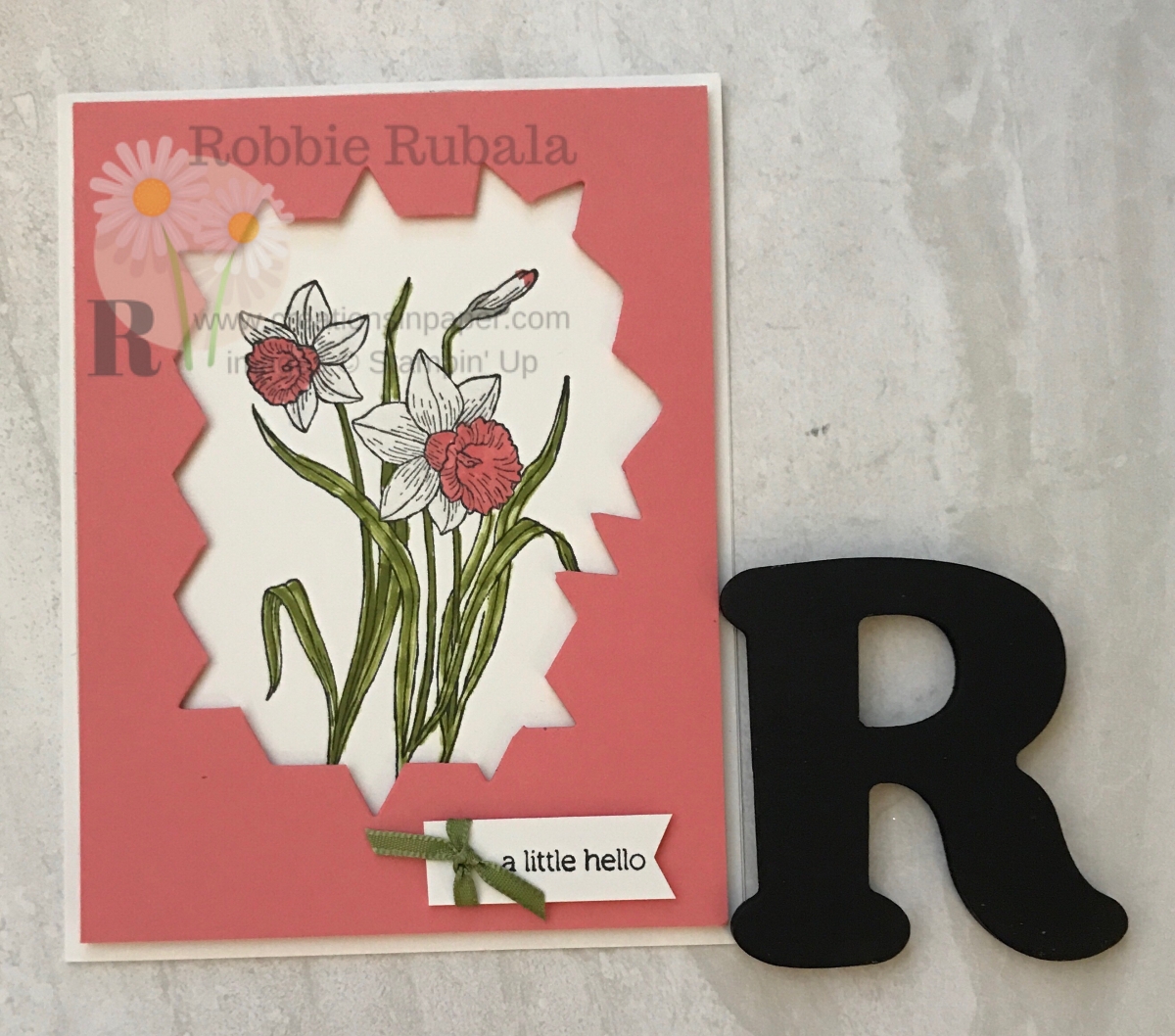 Daffodils mean Spring is around the corner! - Creations in Paper