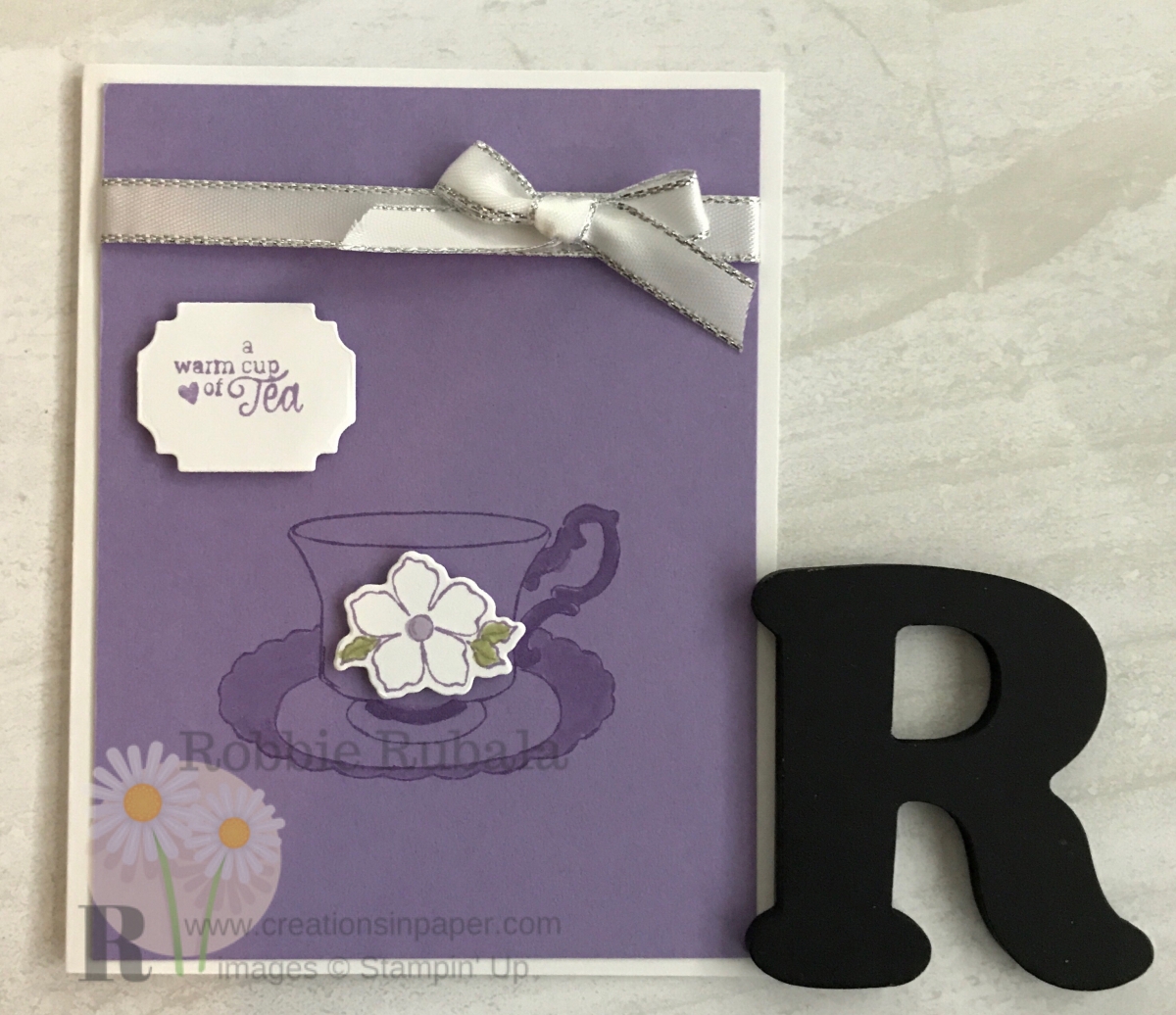 Stampin' Up Colored Tea Time - Creations in Paper
