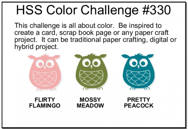 Beautiful Friendship Color Challenge - Creations in Paper