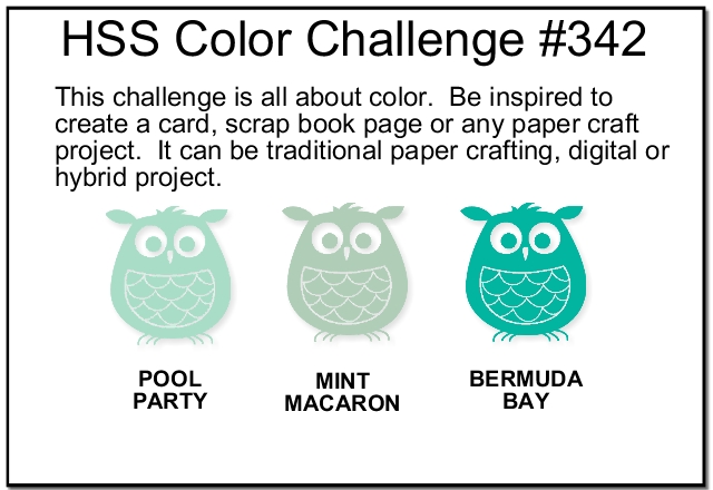 Lucky Friend Color Challenge - Creations in Paper