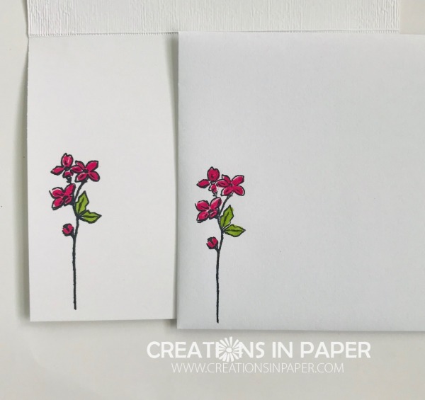 Four Season Floral Panel Card - Creations in Paper