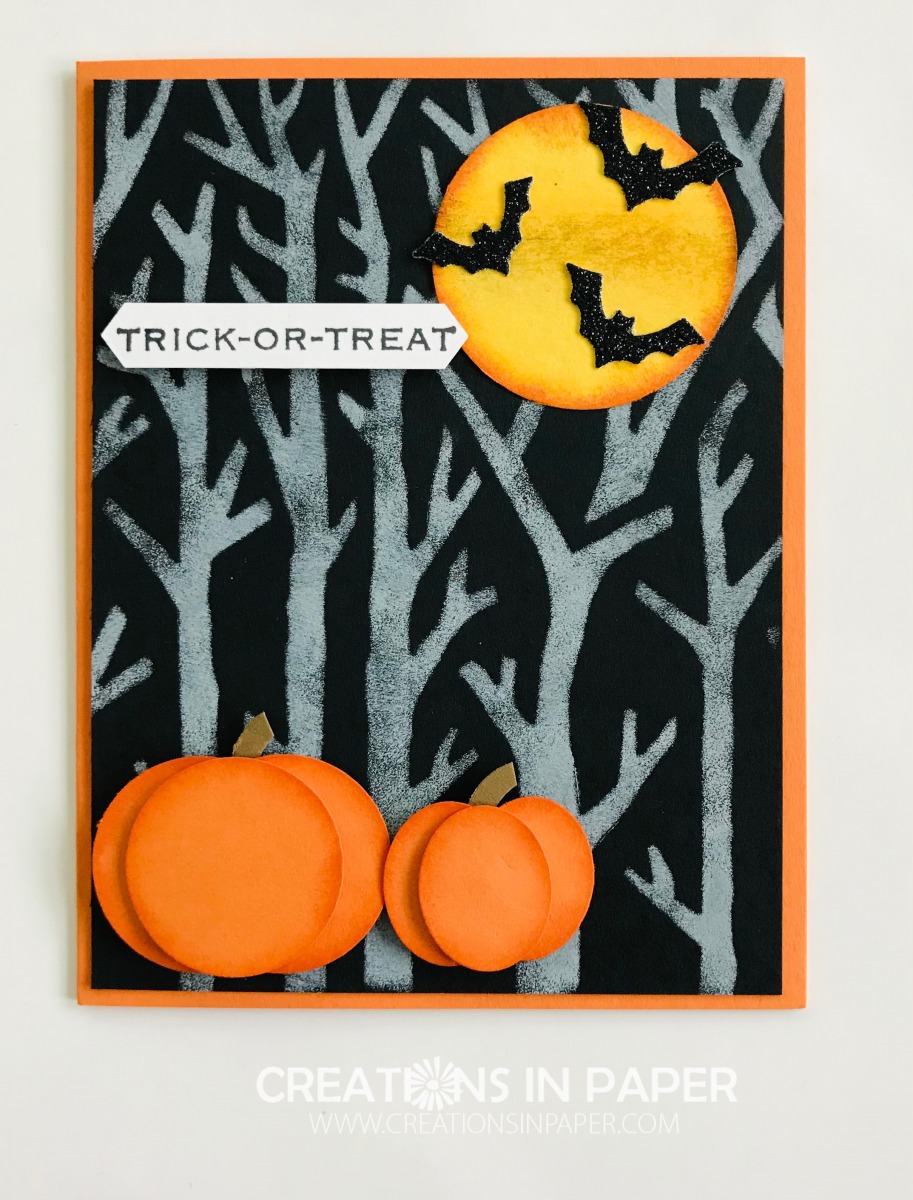 Halloween Inspiration Card for Our Challenge - Creations in Paper