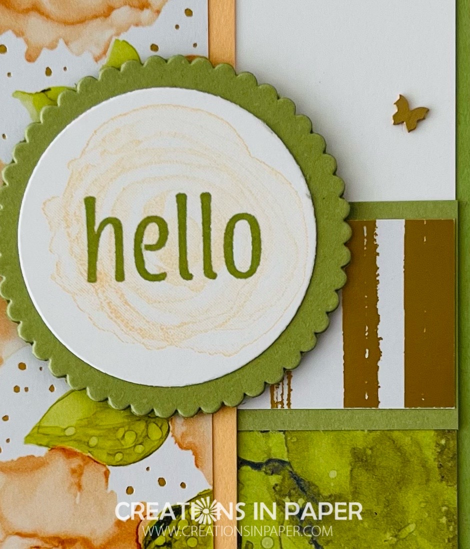 Stampin' Up Expressions In Ink Hello Idea - Creations in Paper
