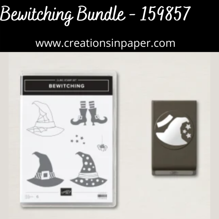 Stampin' Up Bewitching Bundle Idea - Creations in Paper