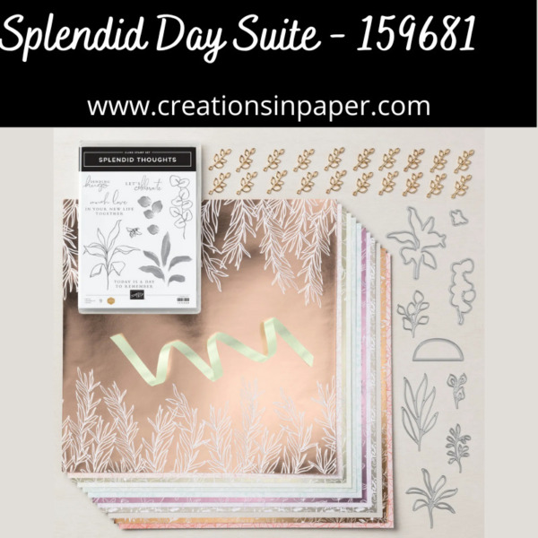 Stampin' Up Splendid Day Bundle Mega Tutorial - Creations in Paper