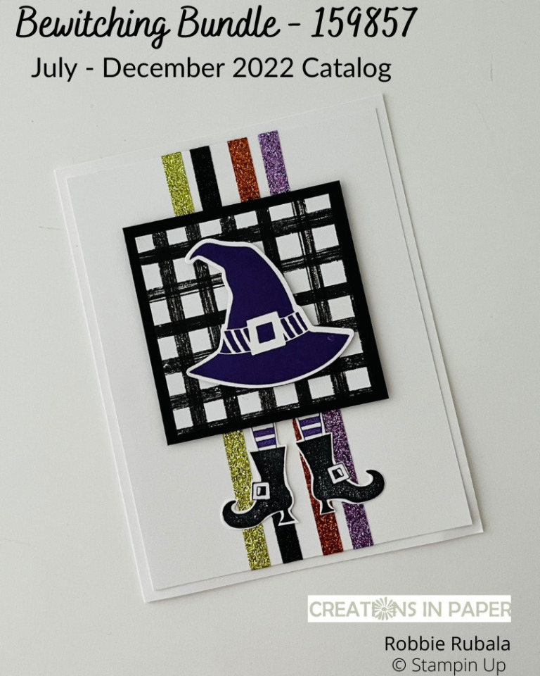 Stampin' Up Bewitching Bundle Idea - Creations in Paper