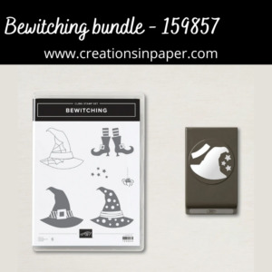 Fun Stampin' Up Bewitching Card - Creations in Paper
