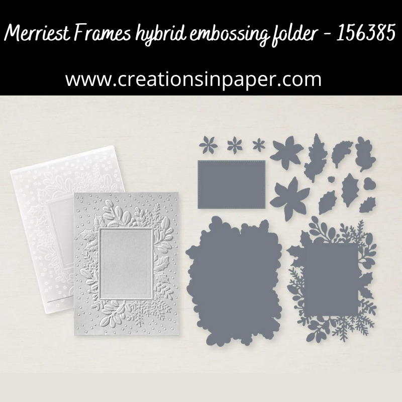 Stampin' Up Merriest Frames in White - Creations in Paper