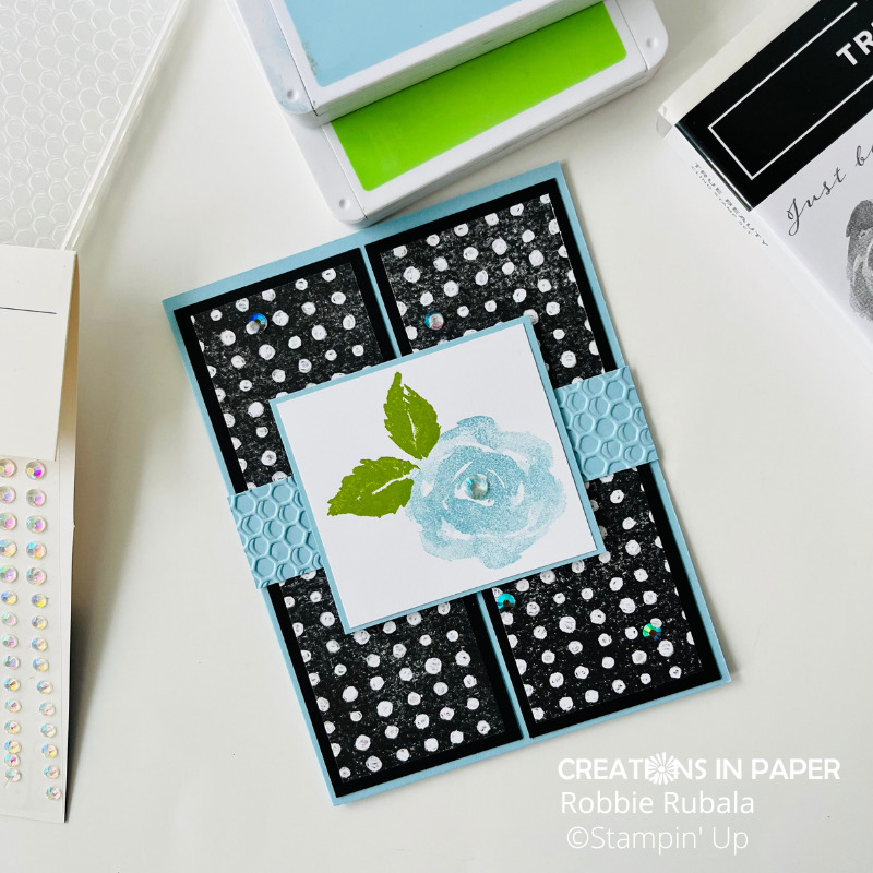 Stampin' Up True Beauty with Perfectly Penciled pattern paper ...