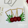 Stampin' Up Stitched Rectangle frame idea - Creations in Paper