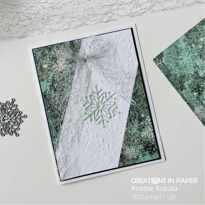 Stampin' Up Texture Chic Snowflake - Creations in Paper