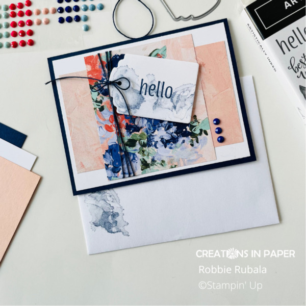 Stampin' Up Flora Fancy Hello - Creations in Paper