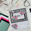 Beautiful Framed Florets card with glycerin coloring for Inspirations ...