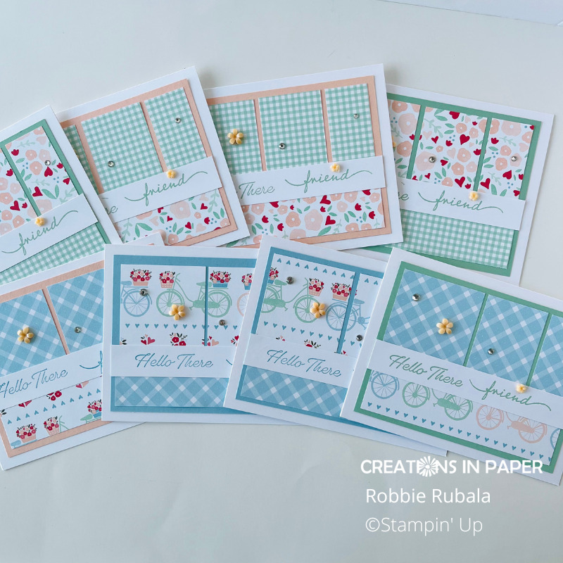 Stampin' Up Eden's Garden Hello There Friend - Creations in Paper