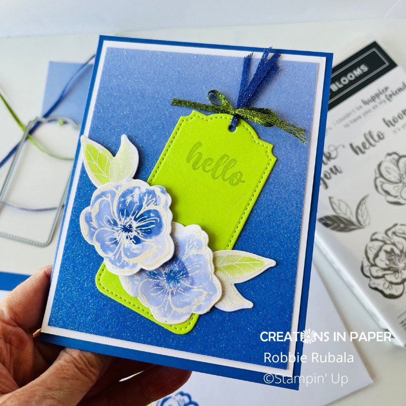 Stampin' Up Irresistible Blooms in Spring colors - Creations in Paper