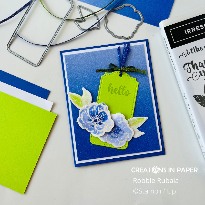 Stampin' Up Irresistible Blooms in Spring colors - Creations in Paper