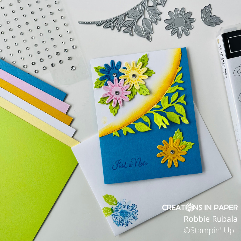 Around the Bend Color Challenge - Creations in Paper