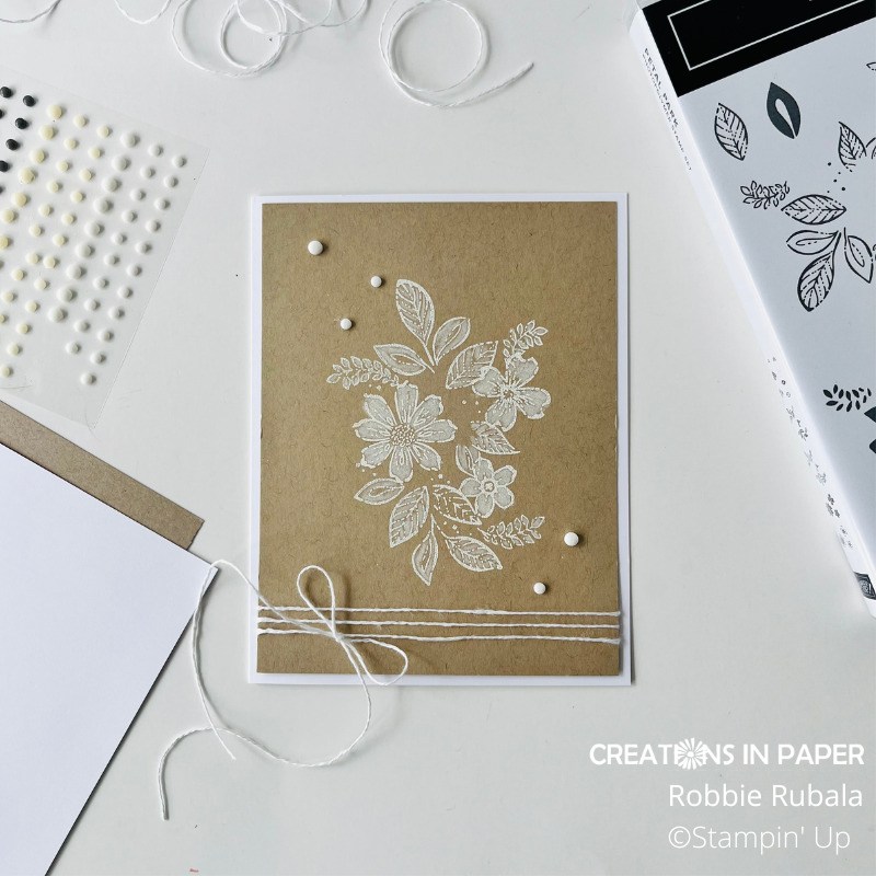 How to color on dark card stock video tutorial - Creations in Paper