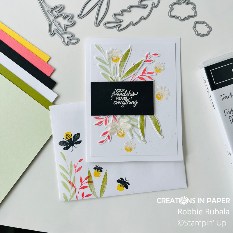 How to make a beautiful card with Lighting the Way - Creations in Paper