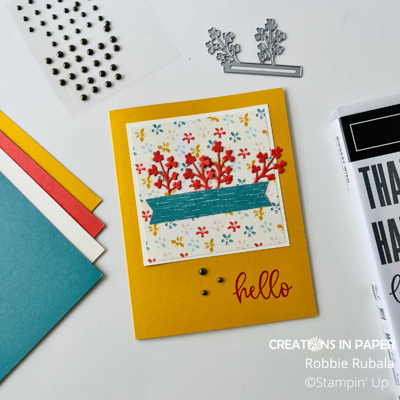 One Layout Three ideas using Stampin' Up - Creations in Paper