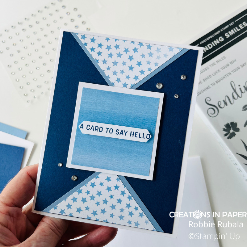 Bright & Beautiful fun card - Creations in Paper