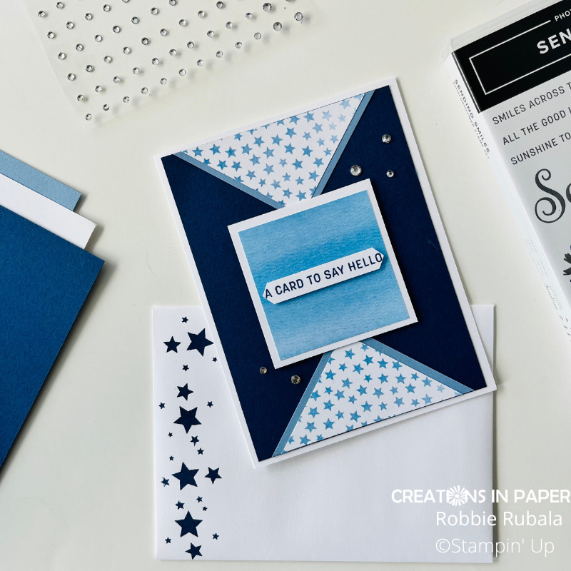 Bright & Beautiful fun card - Creations in Paper