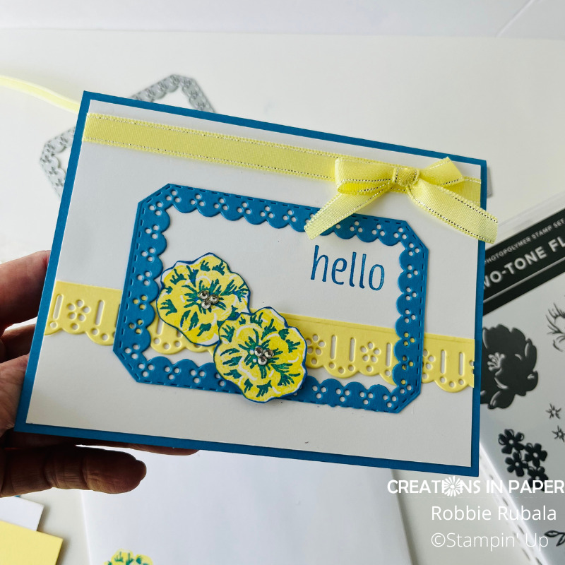 Darling Details and Two-Tone Flora - Creations in Paper