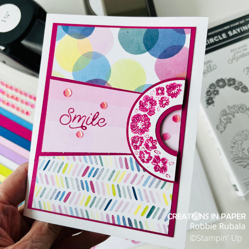 Fun idea with Circle Sayings - Creations in Paper