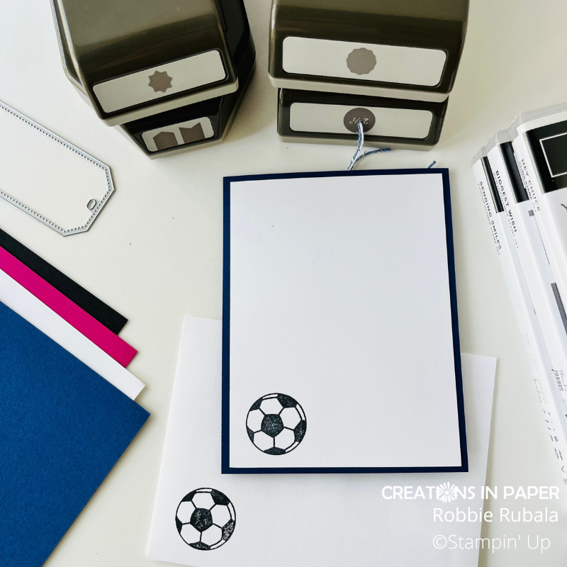 Zigzag mini pocket folder card - Creations in Paper