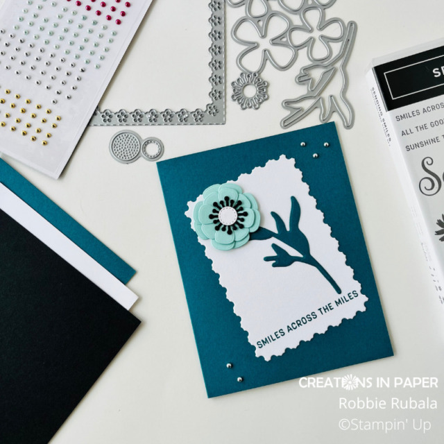 Darling Details dies - 2 cards from 1 die - Creations in Paper