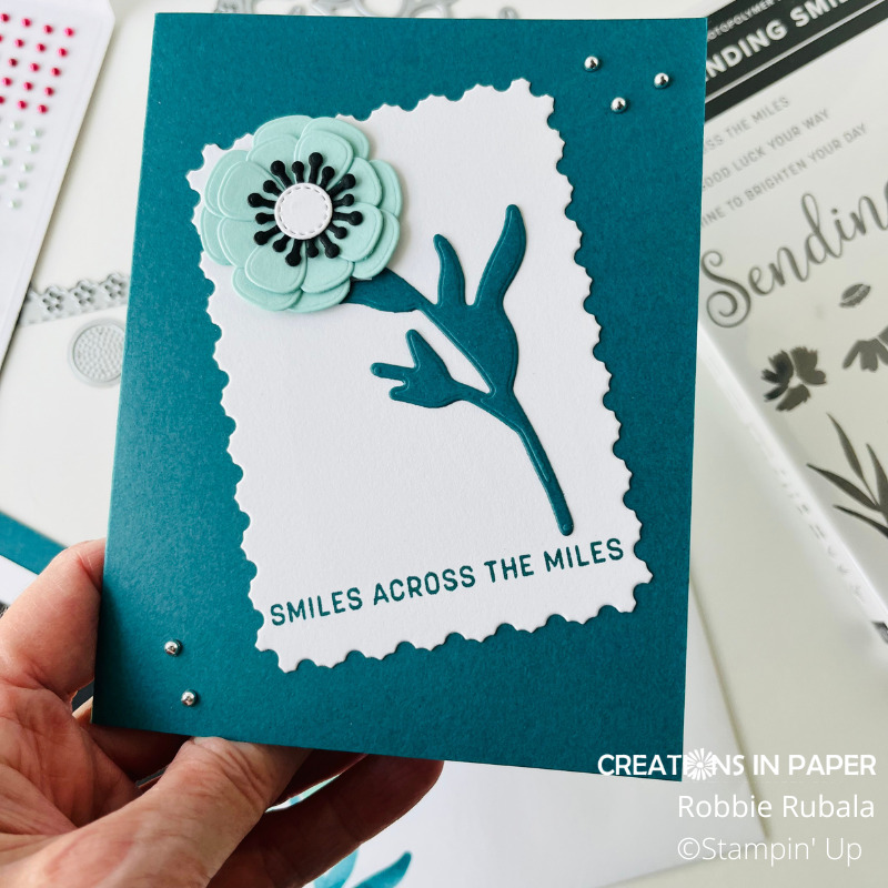 Darling Details dies - 2 cards from 1 die - Creations in Paper