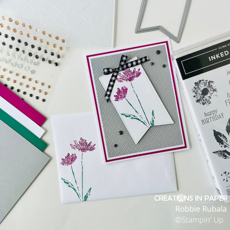 Inked & Tiled blog hop for Inspiration in Ink - Creations in Paper