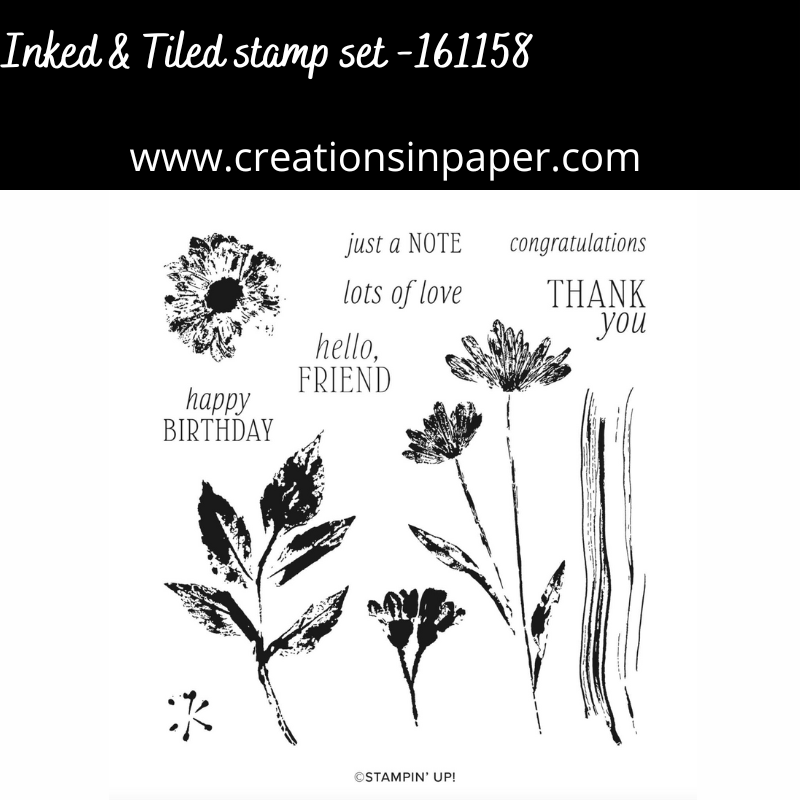 Inked & Tiled blog hop for Inspiration in Ink - Creations in Paper