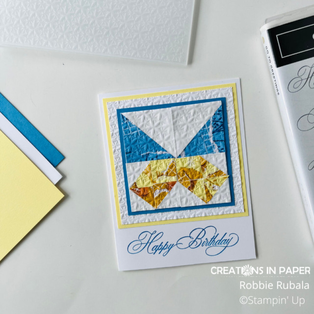 Quilt Cards for Card Box Series - Creations in Paper