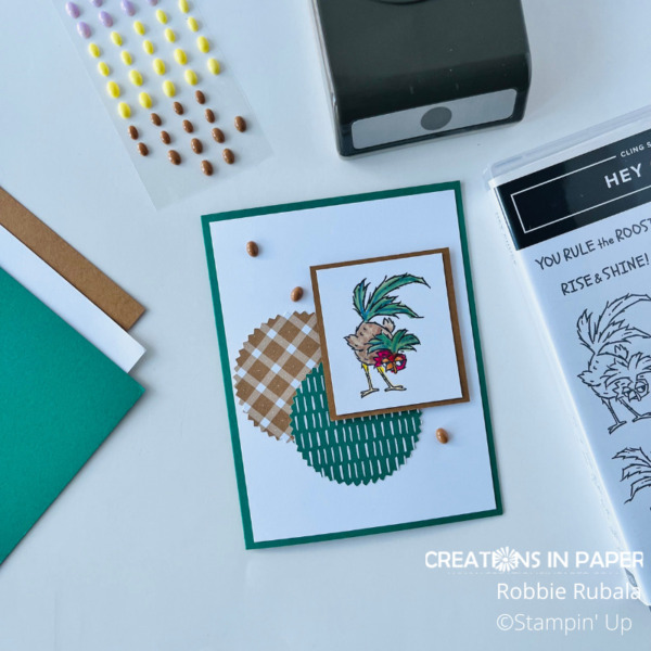 Stampin' Up Hey Chuck for Inspirations in Ink blog hop - Creations in Paper