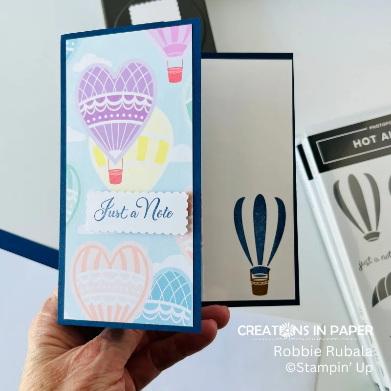 Same fancy fold in 2 different colors - Creations in Paper