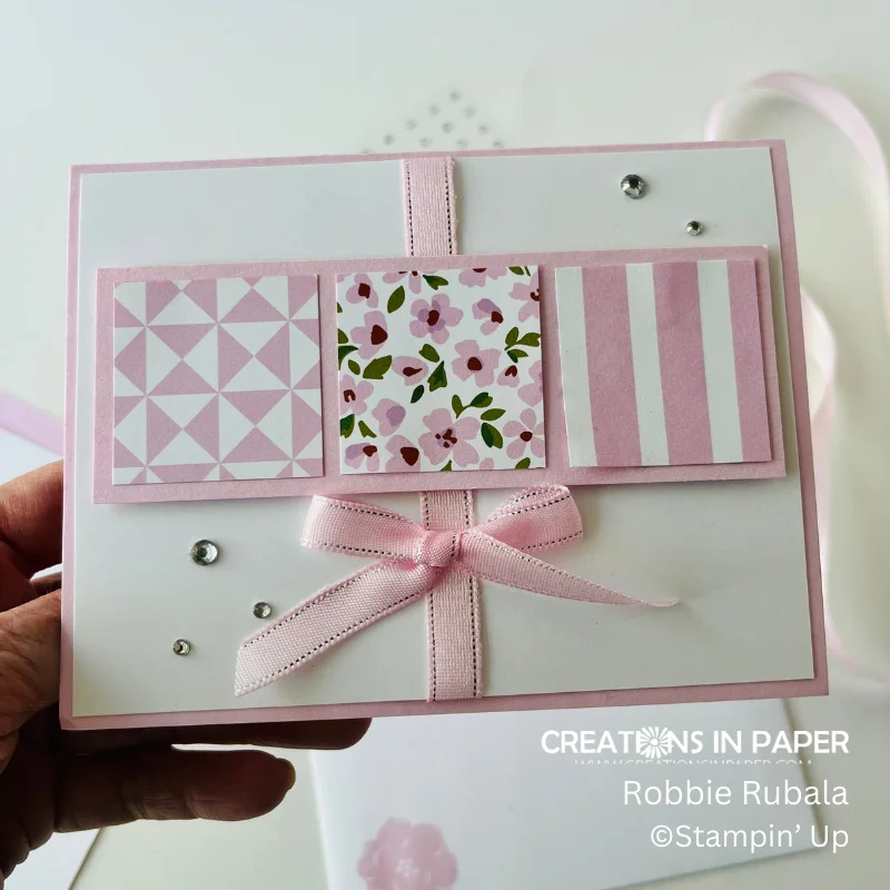 Stampin' Up Playing with patterns - Creations in Paper
