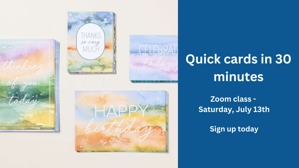 Quick cards in 30 minutes! - Creations in Paper