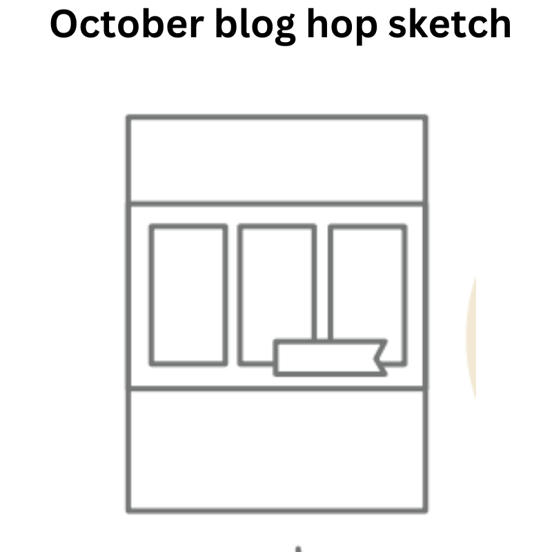 Inspirations in Ink October sketch - Creations in Paper