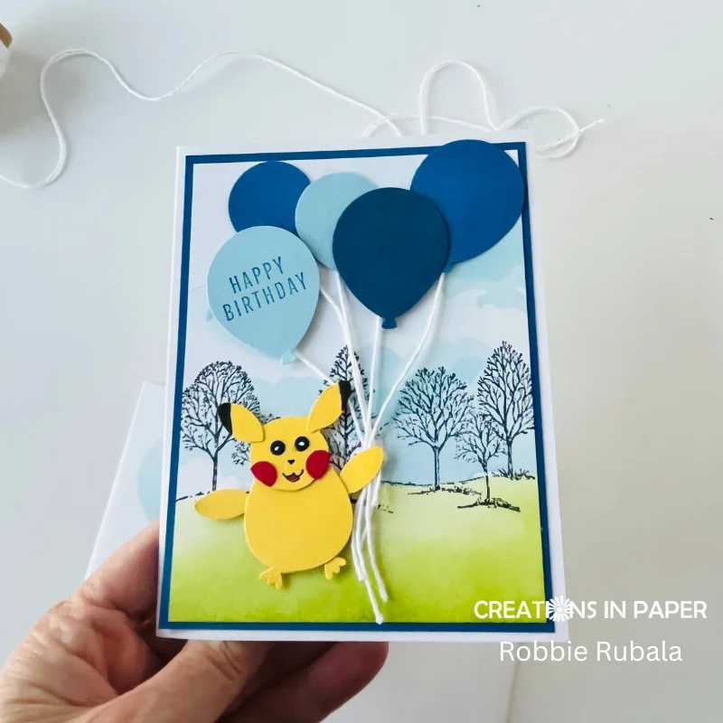 Anything Goes Saturday - Jake's birthday card - Creations in Paper