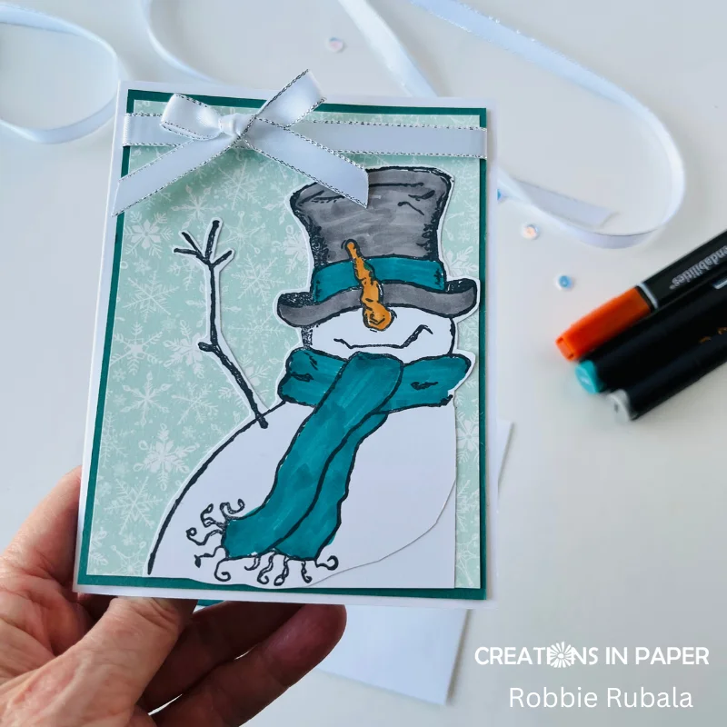 Unity Something about Christmas snowman - Creations in Paper