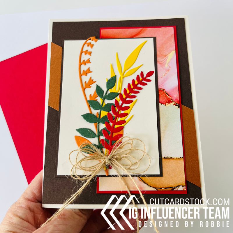 CutCardStock Fall idea - Creations in Paper