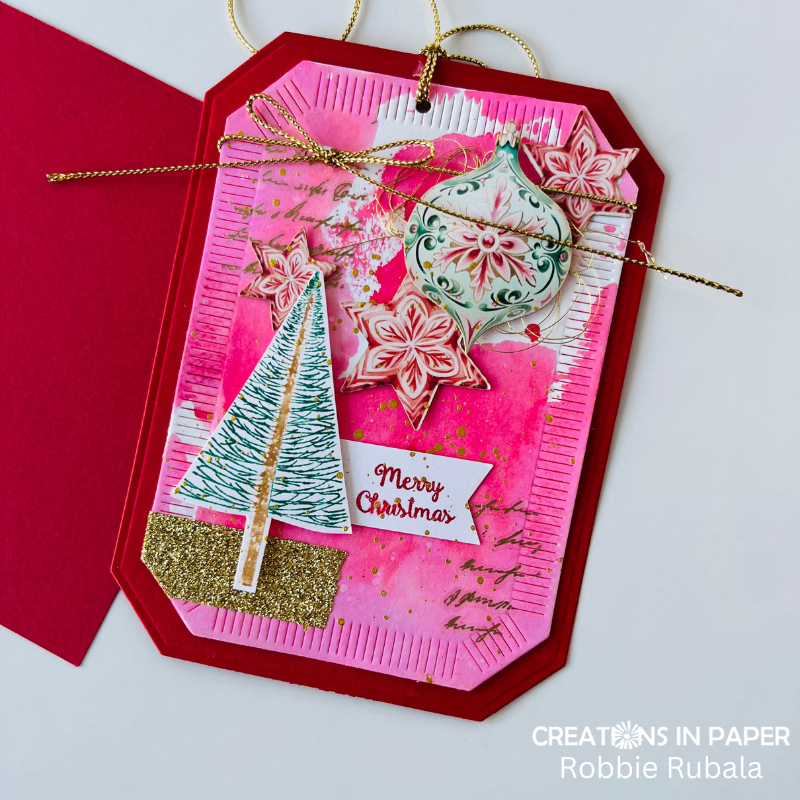 Sunday ideas - Emerald cut tag - Creations in Paper