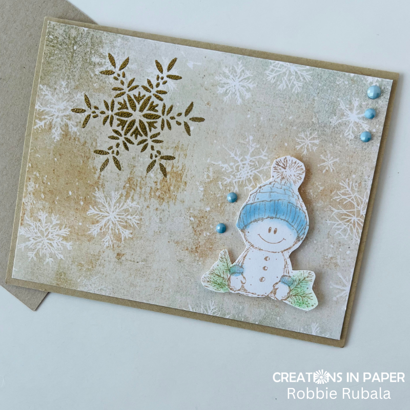 Unity Frost Kissed Snowman - Creations in Paper