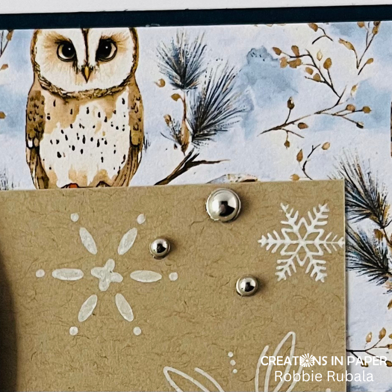 Winter Magic simple card - Creations in Paper